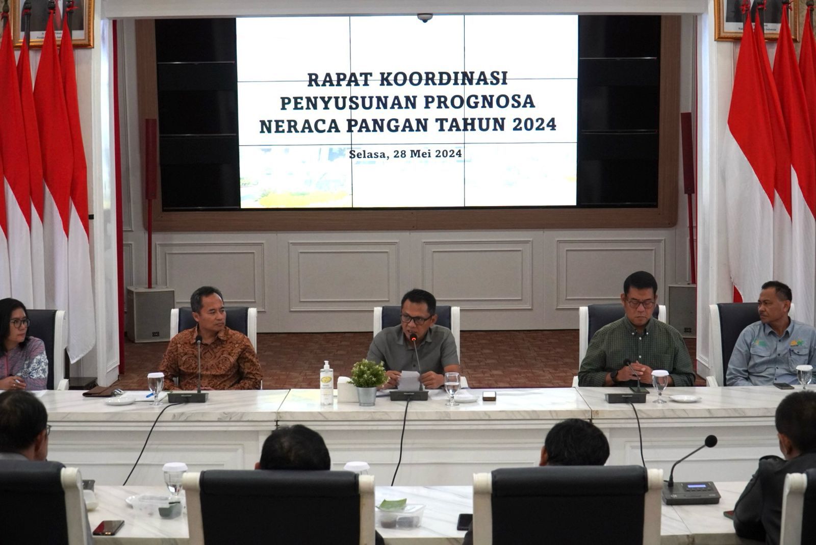 Bahas Rencana Ketahanan Pangan Hingga Inflasi, Rakor Prognosa Pangan